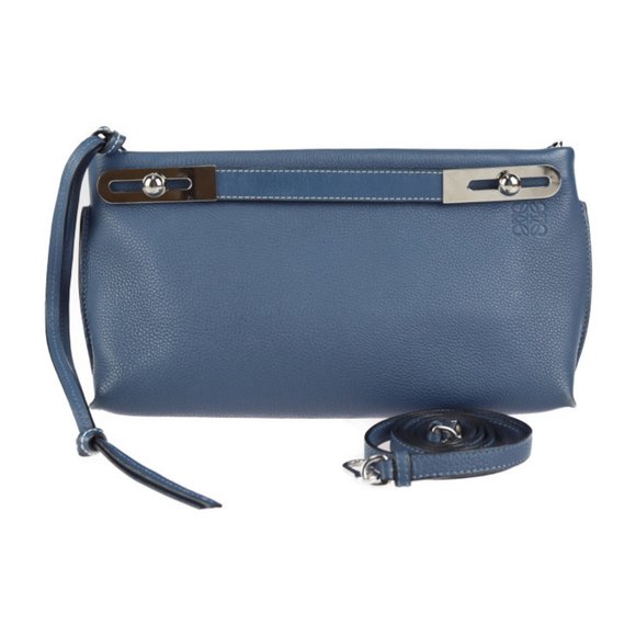 Loewe | Bags | Loewe Loewe Missy Small Handbag 3272ks28 Leather Blue ...